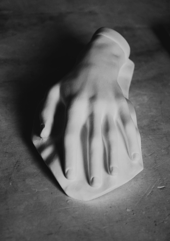 Frédéric Chopin's Hand Plaster Cast Sculpture, Handmade by Nicholas H ...
