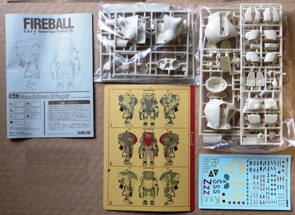 Wave Fireball SG S.A.F.S. Space Type 1/20 Scale Kit SF3D Maschinen ...