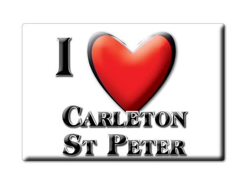 Carleton St Peter, Norfolk, England - Fridge Magnet I Love Souvenir Uk ...