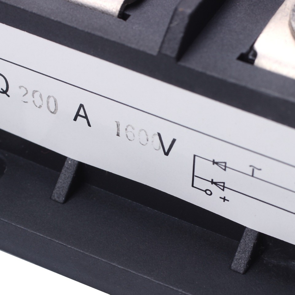 200A 1600V Diode Module Single Phase Bridge Rectifier MDQ-200A U2Q22222 ...