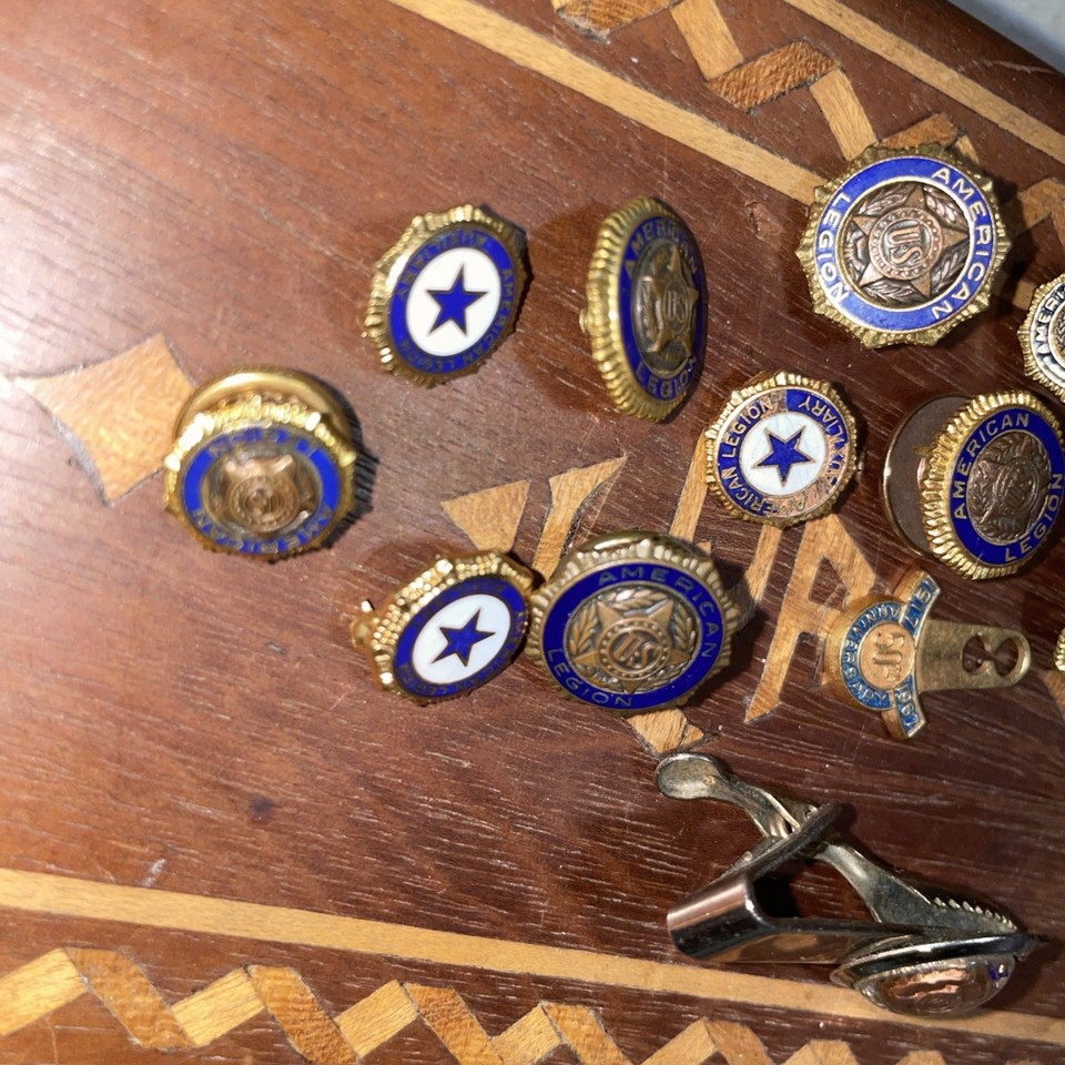 12-Mixed Lot of Vintage American Legion Lapel Pins | eBay