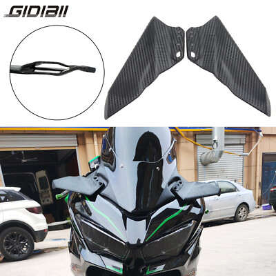 Aerodynamic Winglets Front Fairing Yamaha R6/R1 Suzuki Honda Kawasaki ...