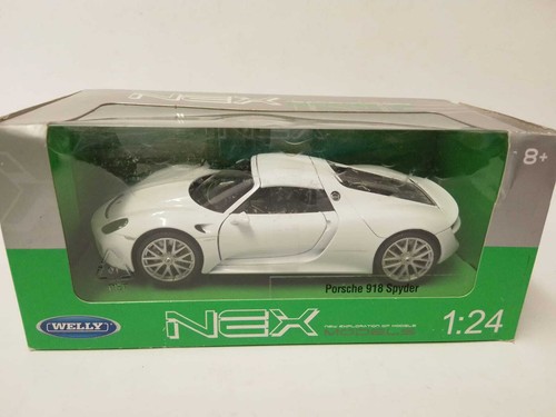 WELLY Porsche 918 Spyder Hard Top Closed Blanc 2015 1/24 24055WH | eBay