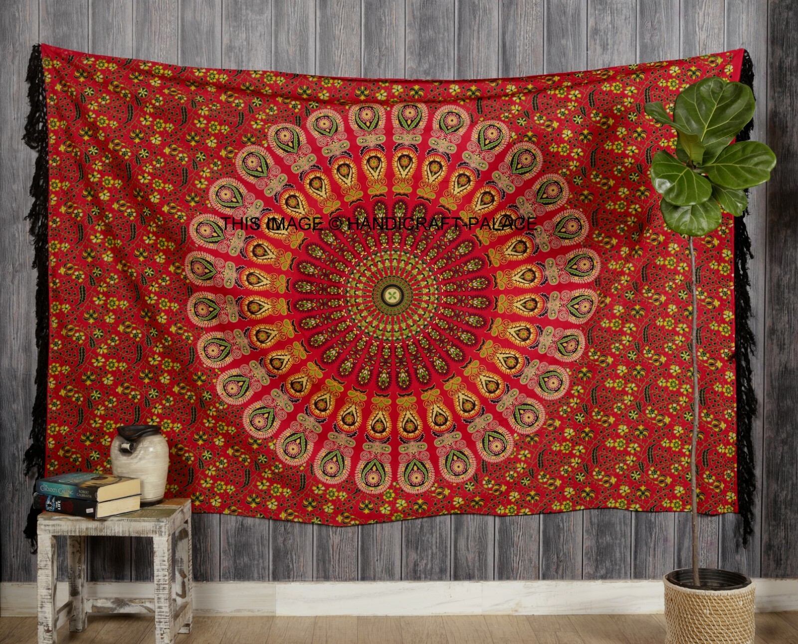 10 PC Wholesale Lot Indian Mandala Twin Cotton Tapestries Wall Hanging ...