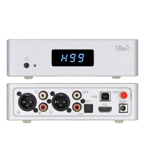 H99 AK4499EX Audio Decoder Full Balanced HiFi BT DAC Built-in MV85 ...
