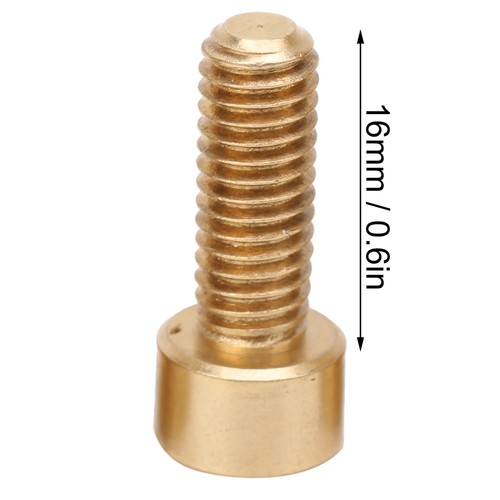 50Pcs Cap Hex Socket Screw Copper Fastener Hardware Tools Industrial ...