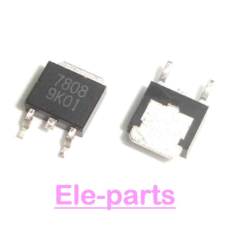 10 PCS TA7808 TO-252 LM7808 7808 1 A Three-Terminal Positive Voltage ...