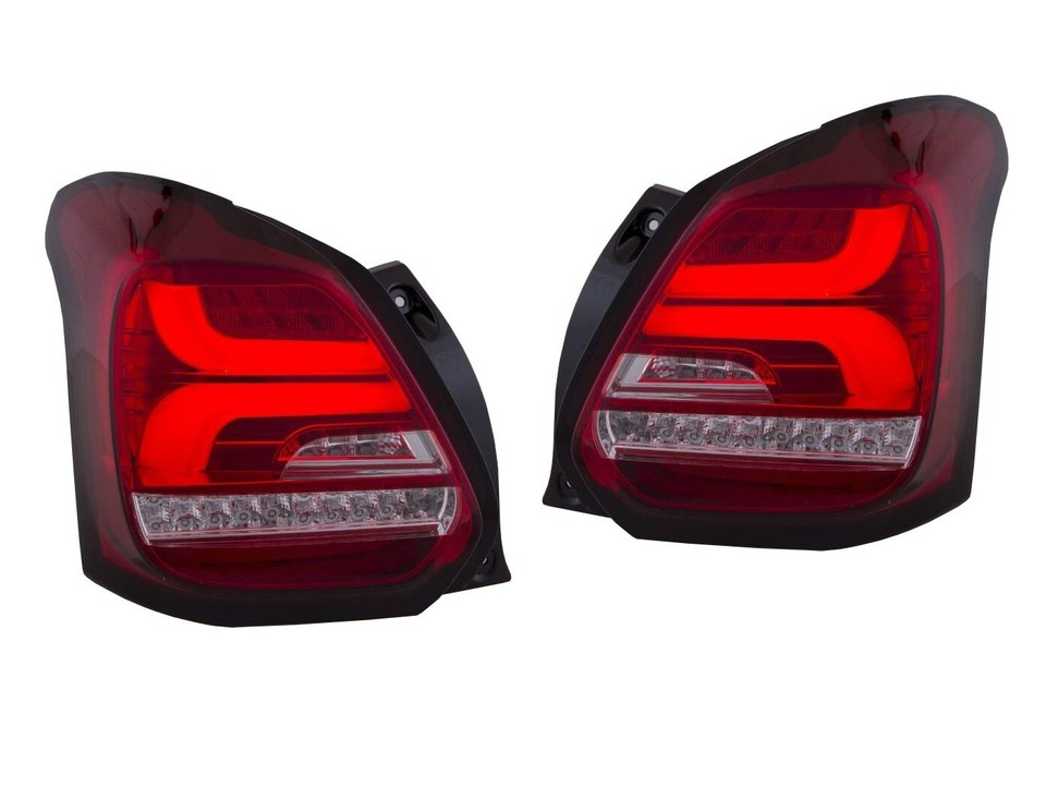 LED BAR Tail Rear Light RED/CLEAR for SUZUKI Swift A2L ZC33S MK4 2018 ...