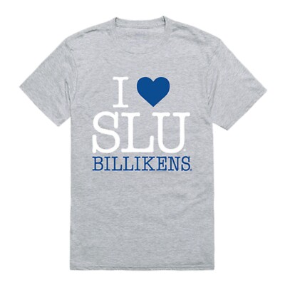 Saint Louis University Billikens SLU NCAA Cotton I Love Tee T Shirt | eBay