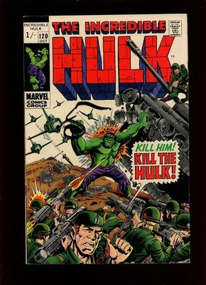 Incredible Hulk #120 1969 FN/VF 7.0 UK Version High Definition Scans ...