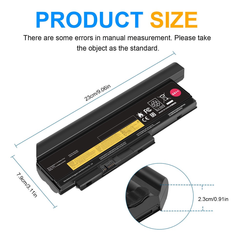 6/9Cell 94Wh laptop Battery for Lenovo ThinkPad X220 X220i X220s X230 ...