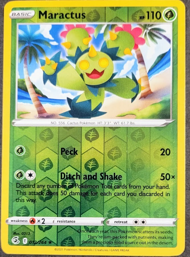 Pokémon TCG | Maractus | Fusion Strike #12 | Reverse Holo | eBay