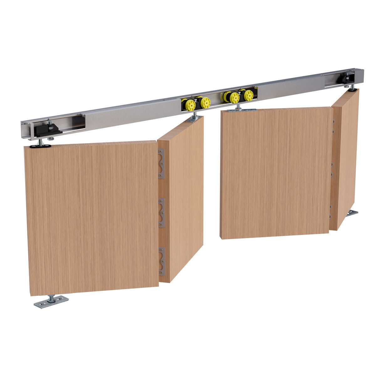 Bi-folding Track System for Folding Doors (25Kg/40Kg) - 2000mm ...