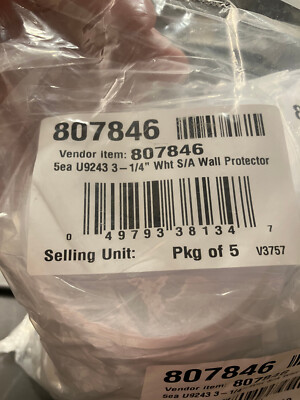 Drywall Wall Shield Round White Wall Protector 3-1/4" DOOR STOP HOLE ...