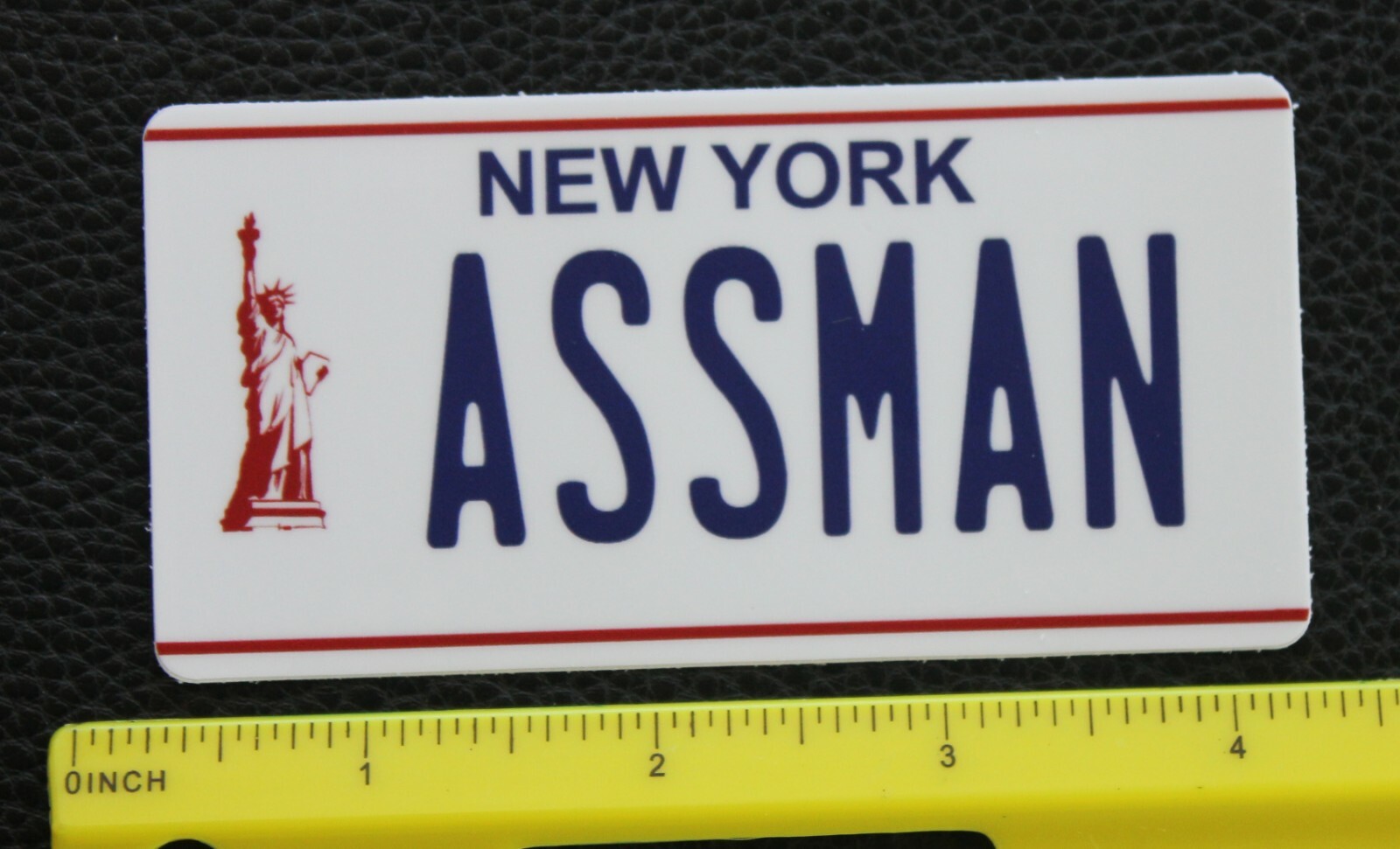 Seinfeld Sticker Kramer Assman New York License Plate 4 inch Laptop ...