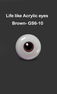 Life like Acrylic eyes 6mm (GS6-10)[N7-2-4] | eBay