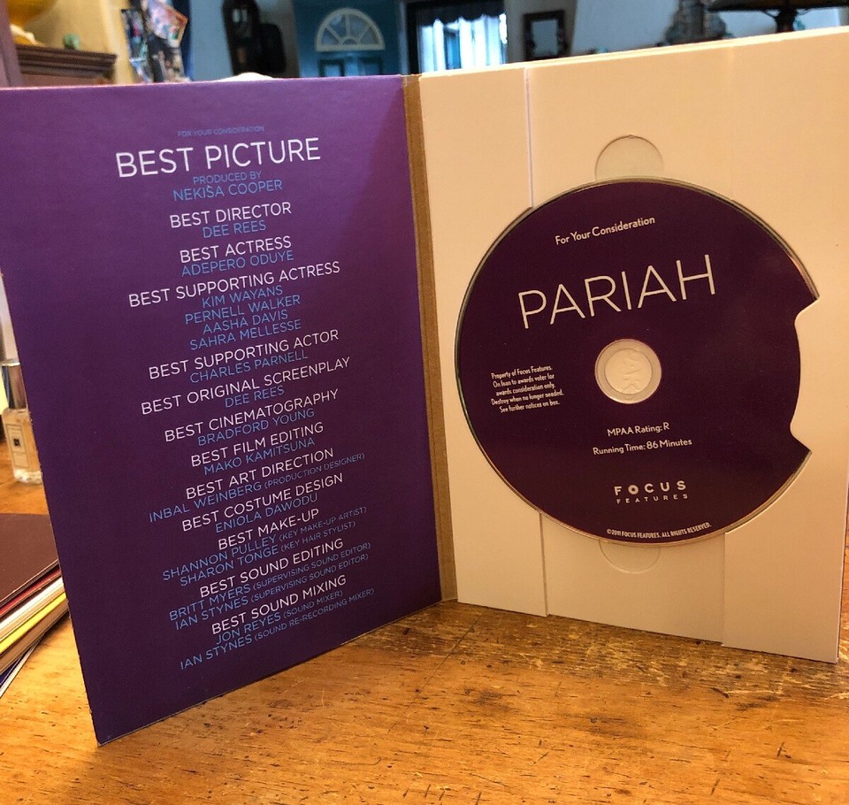 Pariah 2011 FYC Promo Dvd | eBay