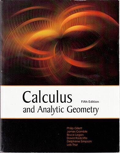 Calculus and Analytic Geometry - Paperback By Philip Gillett - GOOD | eBay