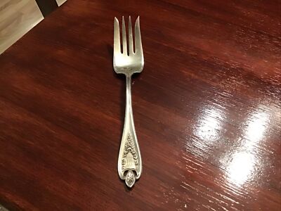 1847 Rogers Bros XS Triple Serving Fork, 8-1/4" Silverplate Silverware ...