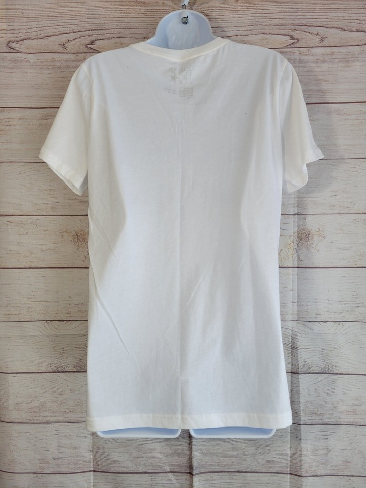 Authentic Dallas Cowboys t shirt Womens / White/ Foil / Short Sleeve ...