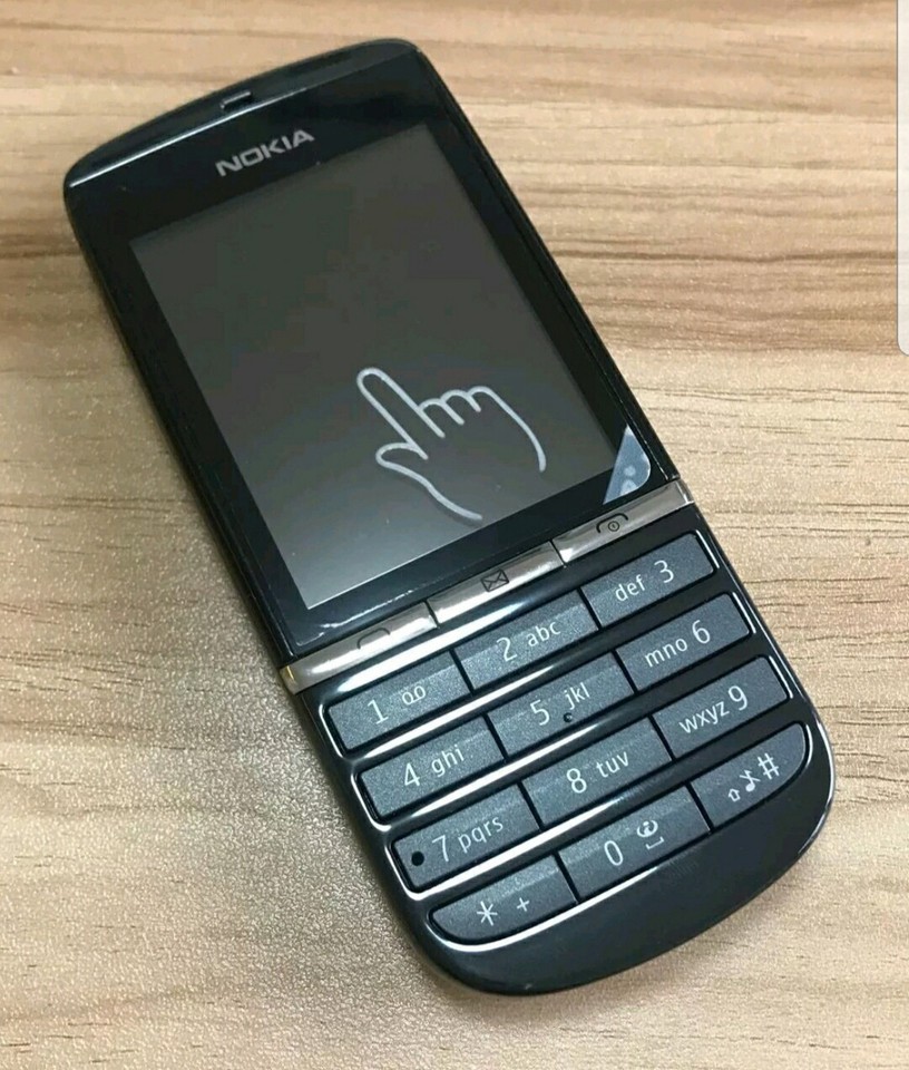 Brand New Nokia Asha 300 Unlocked 3G Touch&Type 5MP Camera Grey Mobile ...