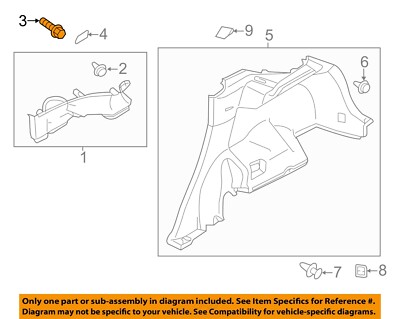 MITSUBISHI OEM Wiper Washer-Liftgate Tailgate Hatch-Wiper Motor Bolt ...