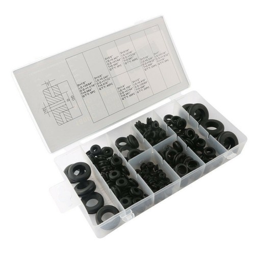 For Car Rubber Grommet Wire Cable Plug Electrical Gasket Tool Kit ...