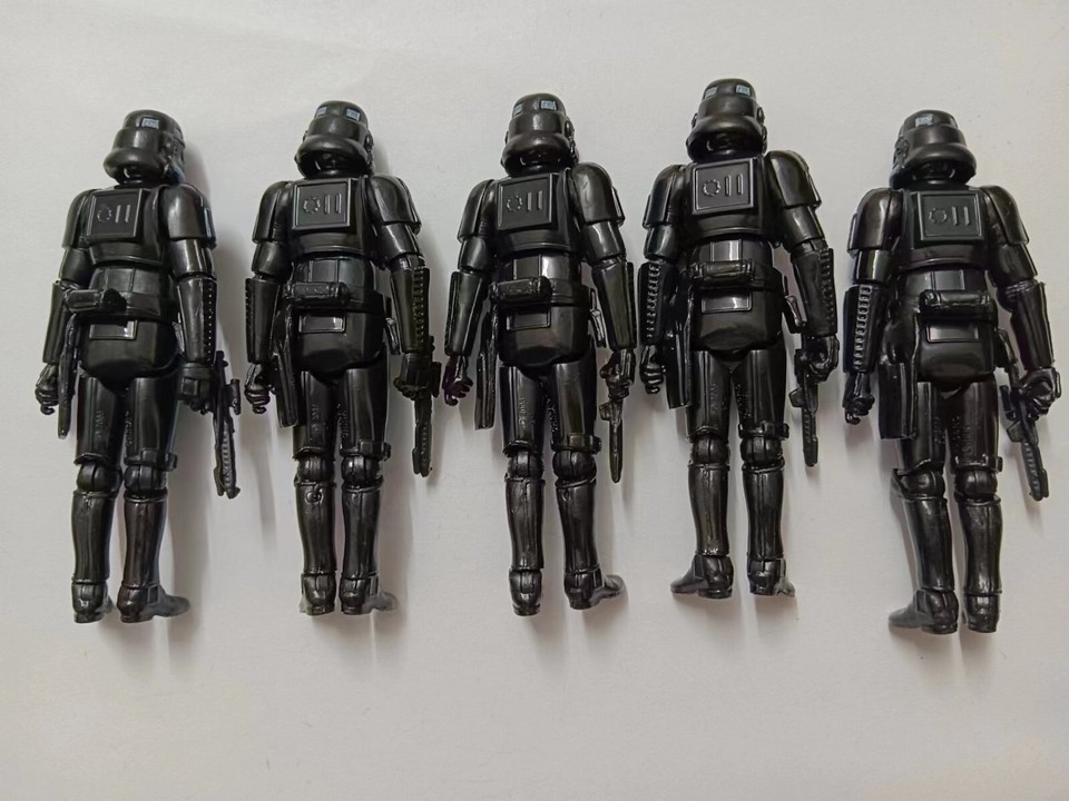 lot 5 Star Wars Shadow Stormtrooper Black Troopers action FIGURE 3.75 ...
