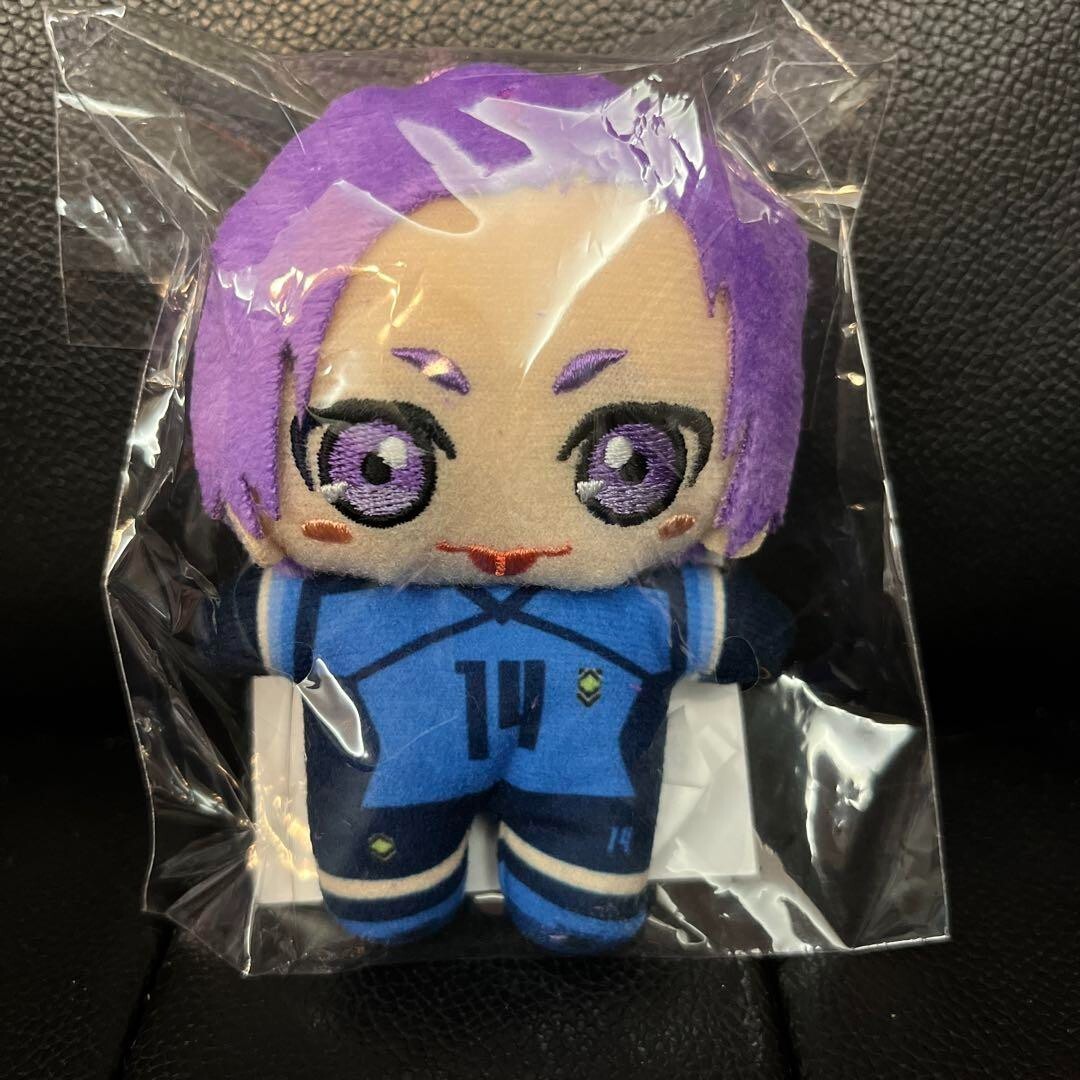 Blue Lock Exhibition Limited Plush Doll Mascot Chain Reo Mikage 10cm ...