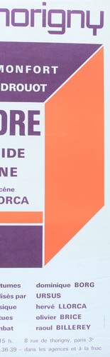 PHEDRE EURIPIDE RACINE DENIS LLORCA POSTER THEATRE CARRE THORIGNY PARIS ...