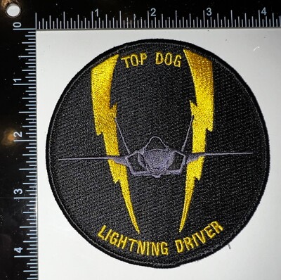USAF Air Force F-35 Lightning Driver 61st Fighter Squadron Top Dog ...