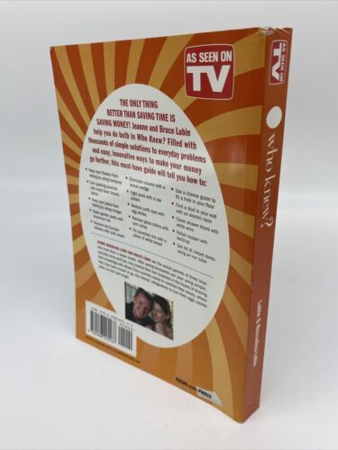 Who Knew? : 10,001 Easy Solutions to Everyday Problems by Jeanne ...