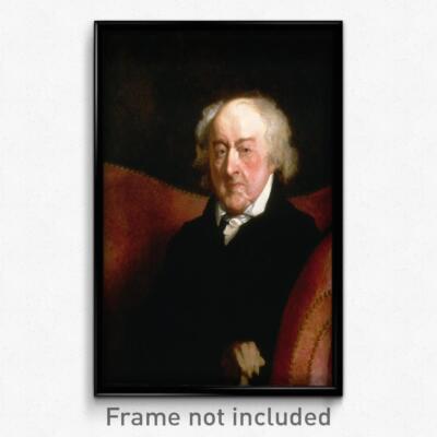 Gilbert Stuart - John Adams Print 11x17 Art Poster | eBay