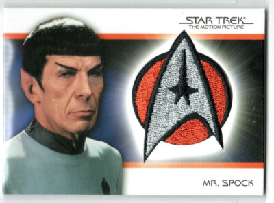 THE QUOTABLE STAR TREK MOVIES PC2 BRIDGE CREW PATCH LEONARD NIMOY SPOCK ...