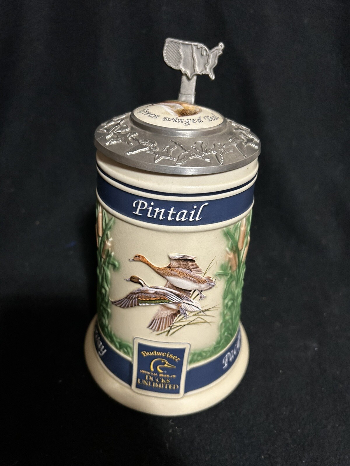 Budweiser Beer Stein Mug Ducks Unlimited Waterfowl Series Pacific ...
