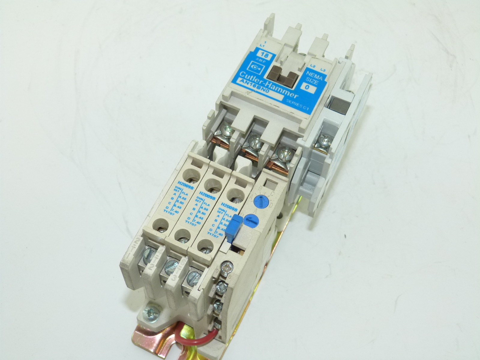 Cutler Hammer AN16BN0AC Starter Size 0 18a 120v Used with H2009B ...