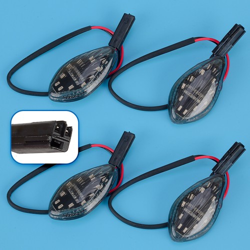 2 Pair Black Lens Front Rear Turn Signal Light fit for Honda Grom 125 ...