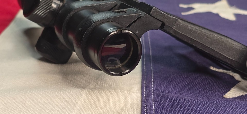 Vintage OMO Russian Compact Rifle Scope 3.5x Fixed Power w/ Side Mount ...