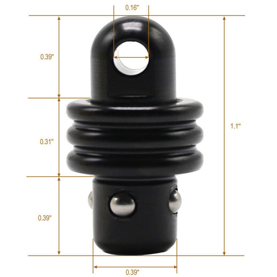 2PCs x Tactical QD Multi-function Adapter Stud to Picatinny Rail Sling ...