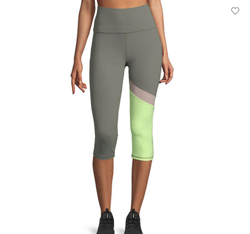 Xersion Women's Train High Rise Workout Capris S,M,L,XL Castor Gray Reg $54 | eBay