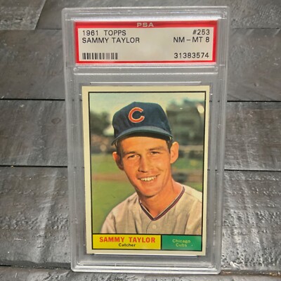 1961 Topps Sammy Taylor #253 *Cubs* PSA 8 NM-MT | eBay