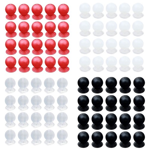 Silicone Earring Plugs Back Ear Plugs Clear White Black Earrings ...