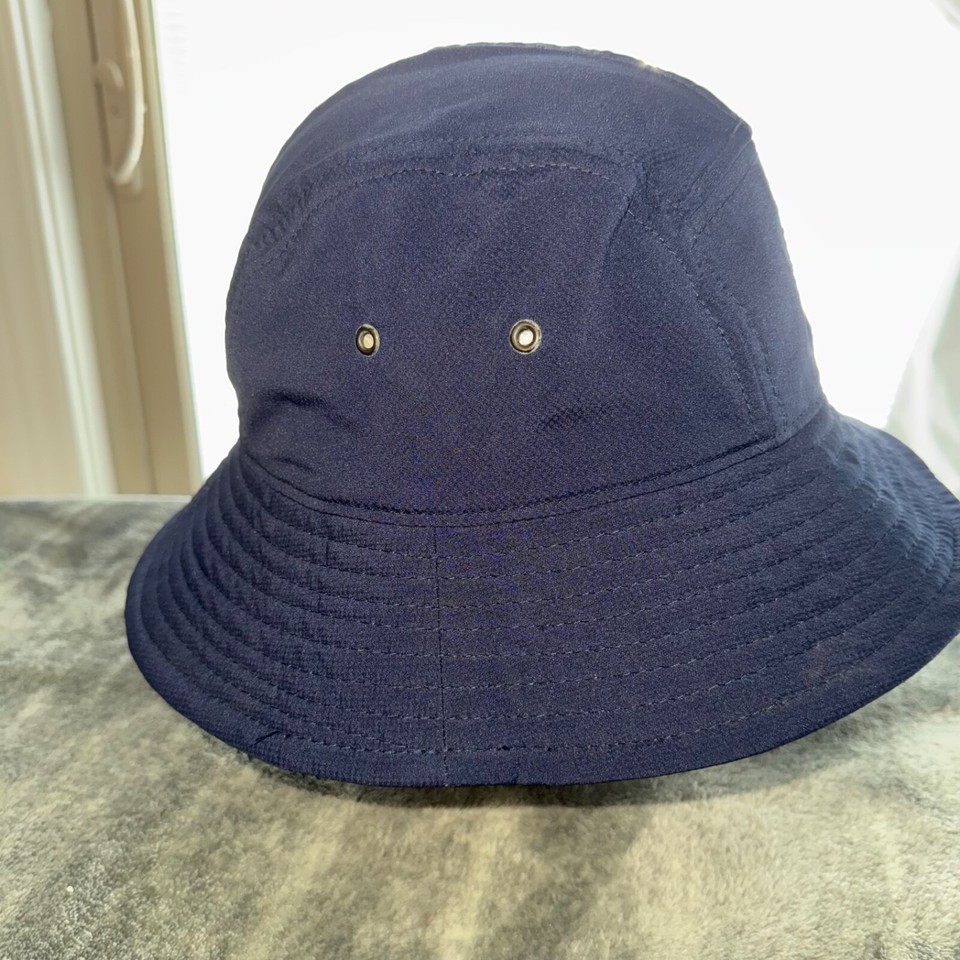 Gus Macker B-Ball Logo on Under Armour Navy Bucket Hat Cap EUC | eBay