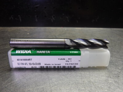 Widia Hanita 10mm Solid Carbide Endmill 4 Flute 401410004RT (LOC3113C ...