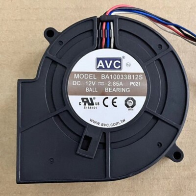 9733 BA10033B12S 12V 2.85A Ball Bearing Blower Centrifugal Cooling Fan ...