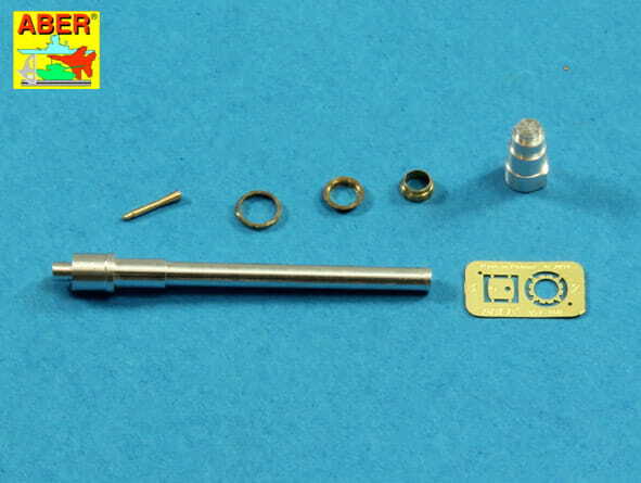 Aber 35L-160 1:35 1x73mm 2A28 Grom 1x7,62mm PKT metal gun barrels BMP-1 ...