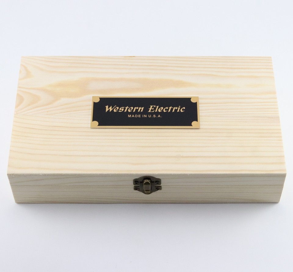 Western Electric Vacuum Tube Storage Wooden Box +15pcs free boxes | eBay