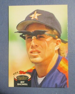 JEFF BAGWELL Houston ASTROS 1992 TOPPS STADIUM CLUB BASEBALL CARD #330 ...