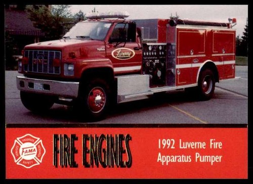 1993 FIRE ENGINES SERIES ONE 1992 LUVERNE FIRE APPARATUS PUMPER #35 | eBay