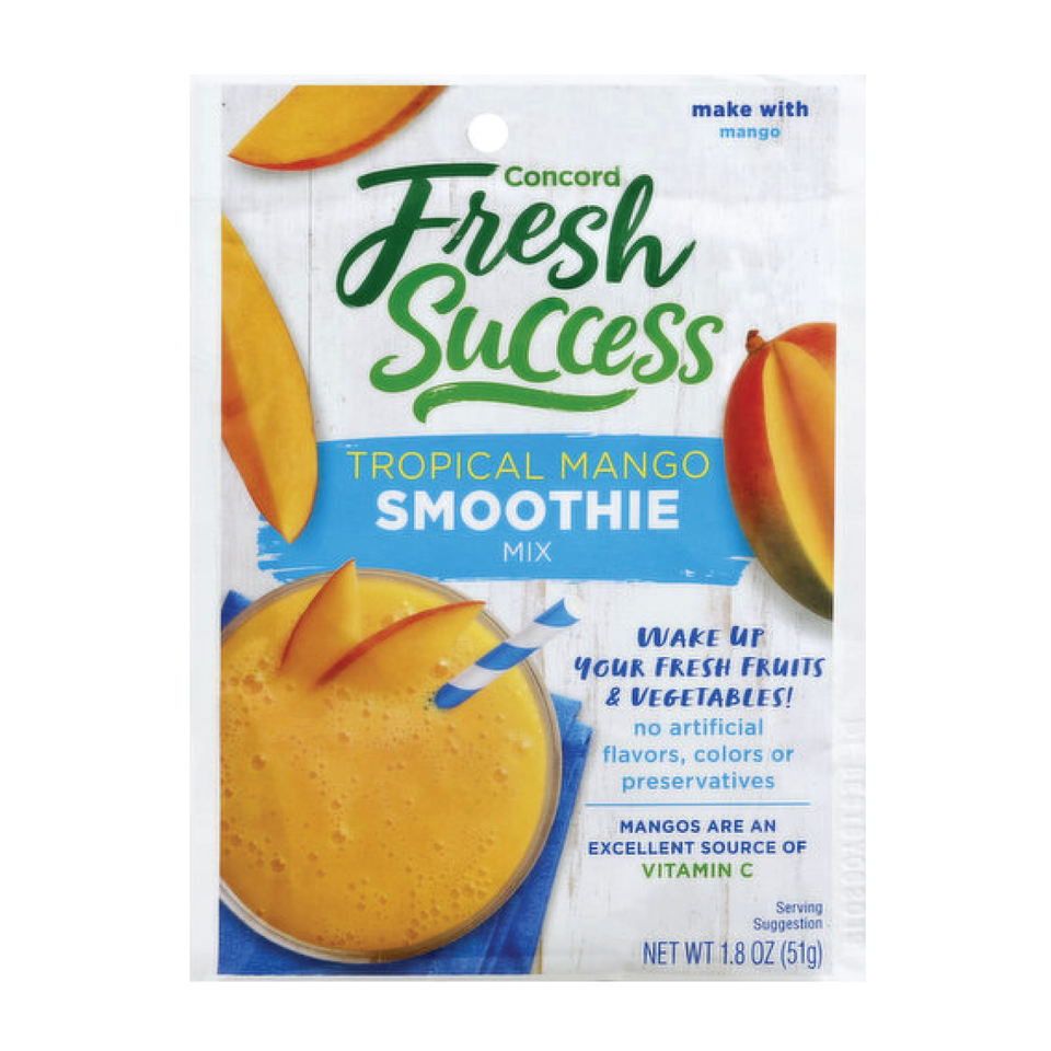 Concord Fresh Success Smoothie Mix | No Artificial Flavors | Mix ...
